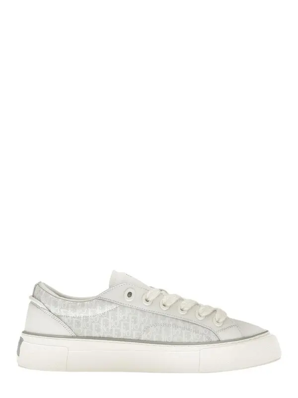 Dior B33 Sneaker - White Smooth Calfskin And Dior Oblique Jacquard