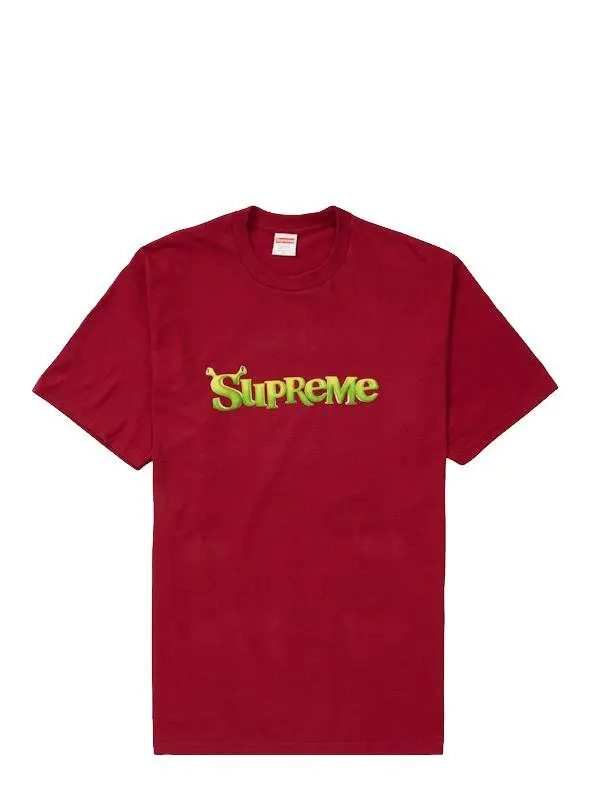 Supreme Shrek Tee Shirt - Cardinal