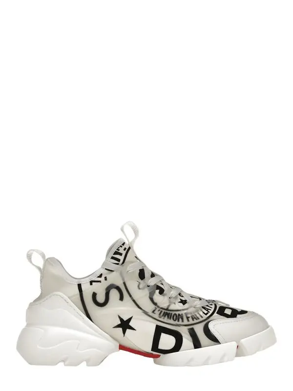 Dior D-connect Union Sneakers - White/black