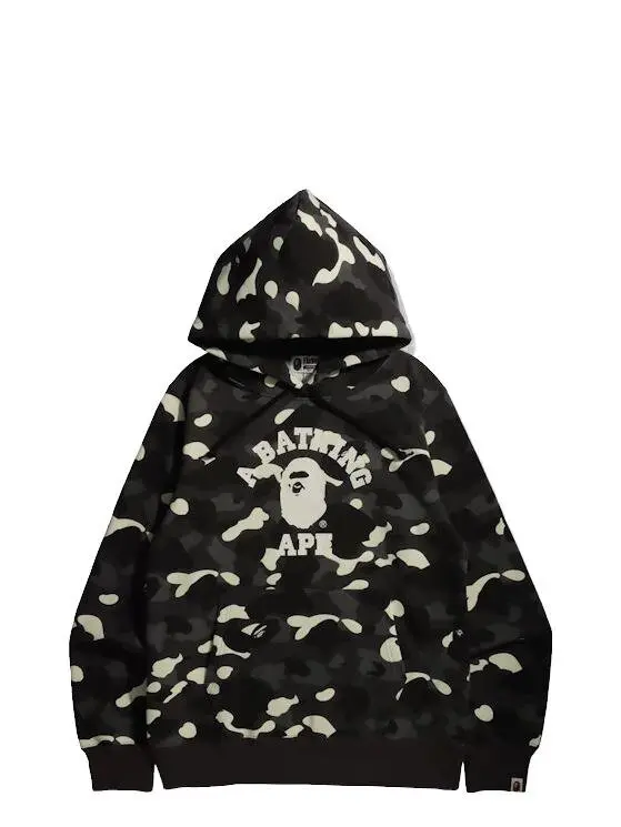 A BATHING APE City Camo College Pullover Hoodie - Black