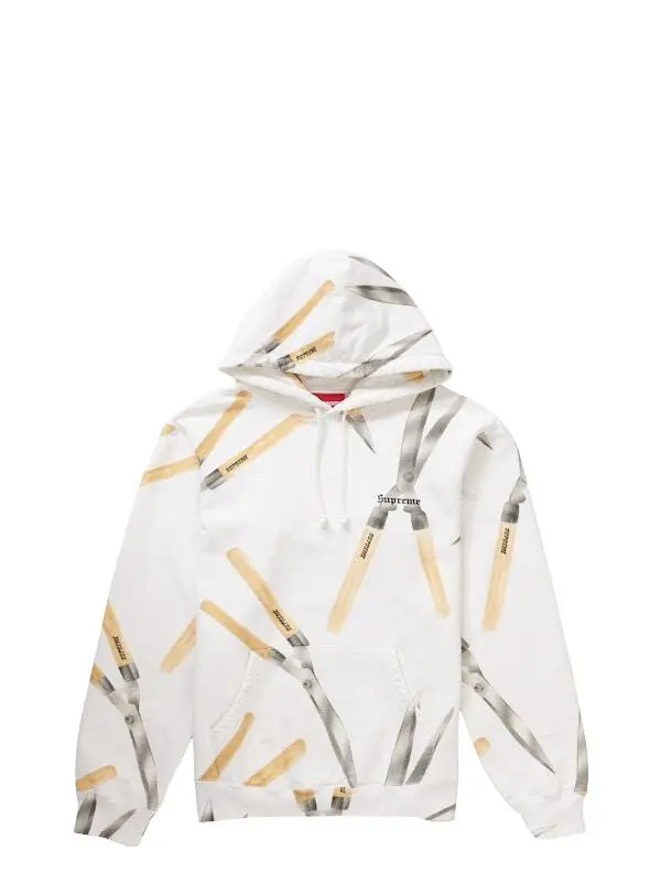Supreme Shears Hooded Sweatshirt - White