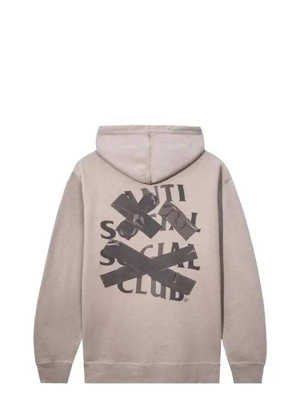 ANTI SOCIAL SOCIAL CLUB Cancelled Tonal Hoodie - Cement