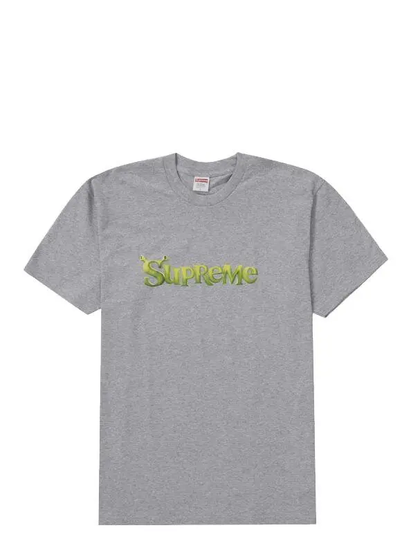 Supreme Shrek Tee Shirt - Heather Grey