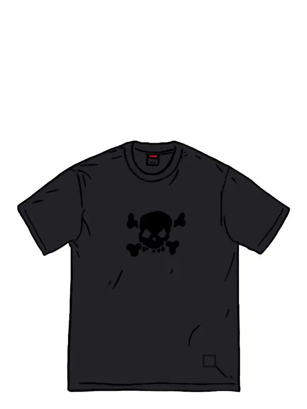 Supreme Skull Short Sleeve Top - Black