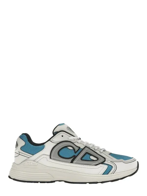Dior B30in Sneakers - Blue Mesh/white Technical Fabric