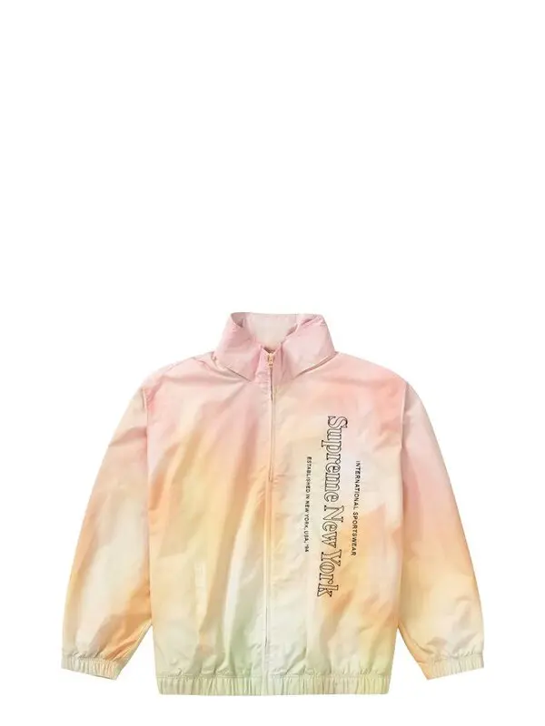 Supreme Side Logo Track Jacket - Yellow Gradient