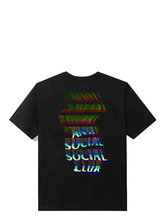 ANTI SOCIAL SOCIAL CLUB Channel 747 Tee Shirt - Black