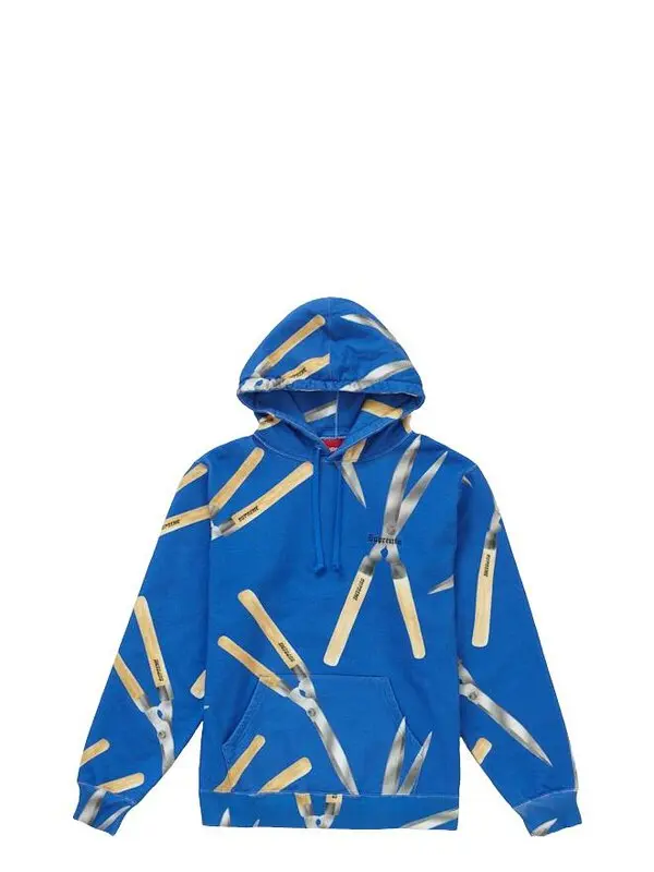 Supreme Shears Hooded Sweatshirt - Light Royal