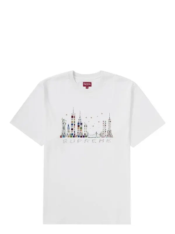 Supreme Skyline Short Sleeve Top - White