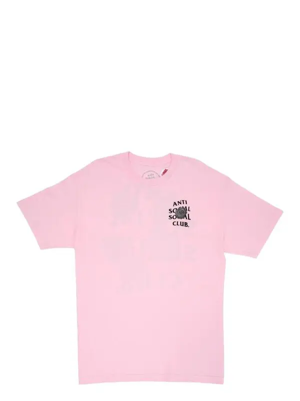 ANTI SOCIAL SOCIAL CLUB Bat Emoji Tee Shirt - Pink
