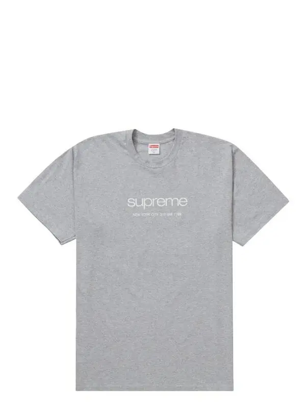 Supreme Shop Tee Shirt - Heather Grey