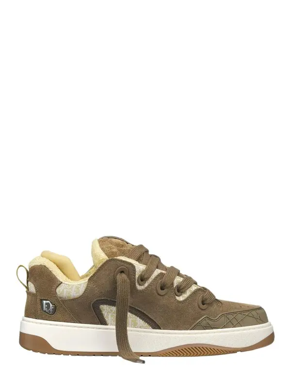 Dior B9s Skater Sneakers - Khaki/green/beige
