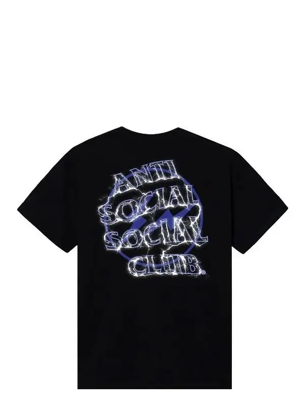 ANTI SOCIAL SOCIAL CLUB Fragment Bolt Tee Shirtin - Black/navy Blue