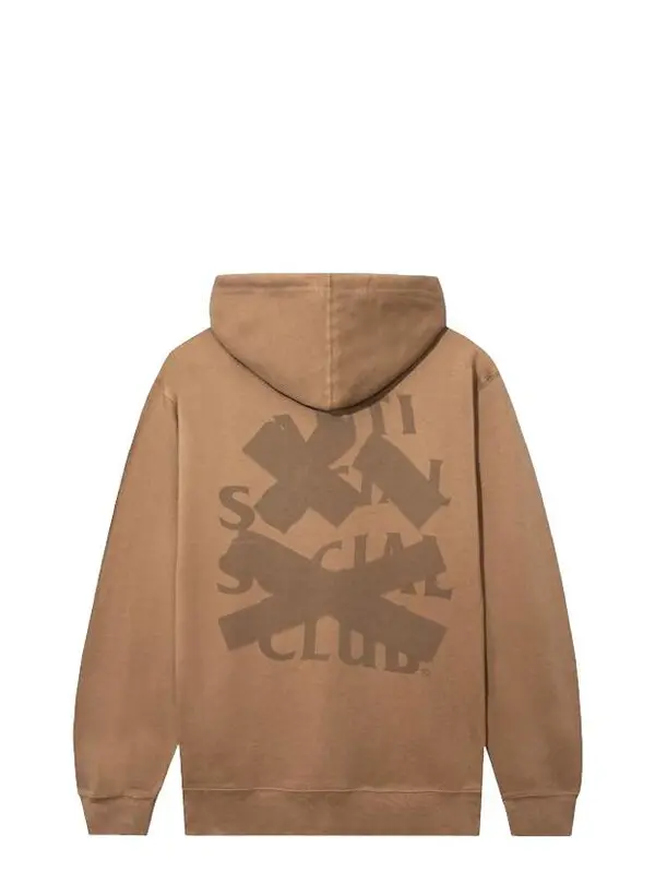 ANTI SOCIAL SOCIAL CLUB Cancelled Tonal Hoodie - Saddle
