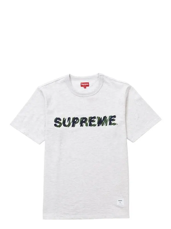 Supreme Shatter Short Sleeve Top - Ash Grey