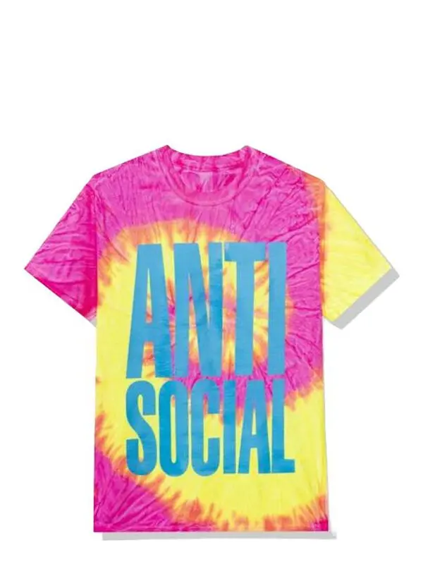 ANTI SOCIAL SOCIAL CLUB Heatwave Tee Shirt - Pink Tie Dye