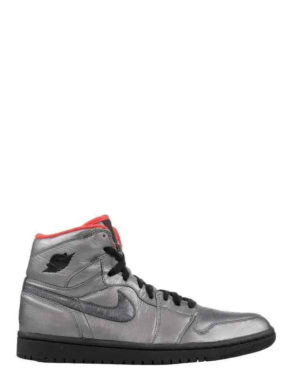 JORDAN 1 Retro High Top Sneakers - Pewter/black/max Orange