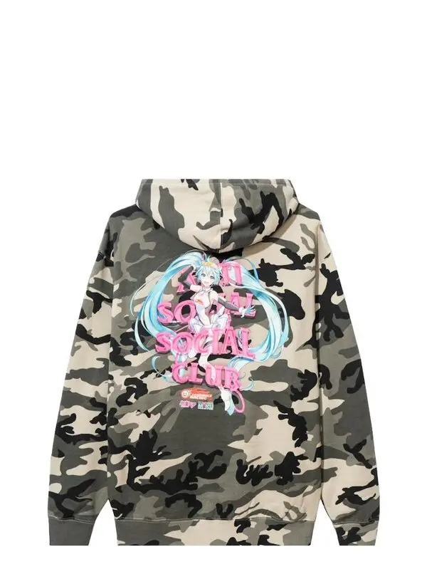 ANTI SOCIAL SOCIAL CLUB Good Smile Racing Hatsune Miku Hoodie - Camo