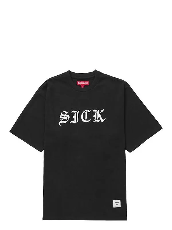 Supreme Sick Short Sleeve Top - Black