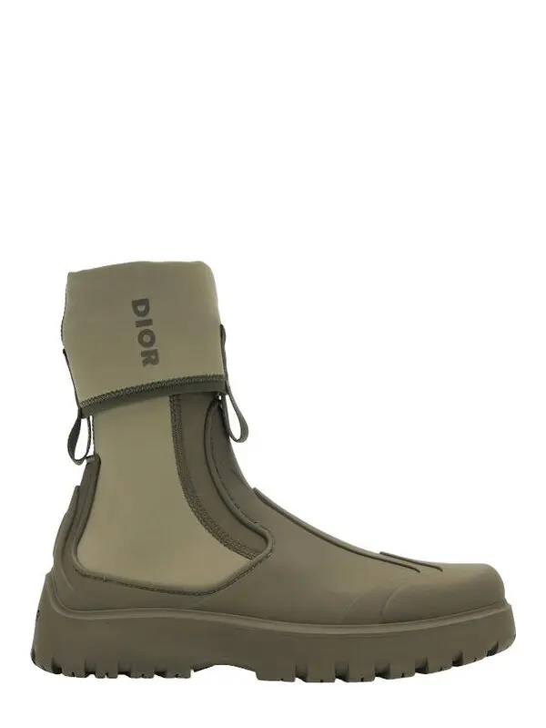 Dior Garden Ankle Boots - Khaki/brown