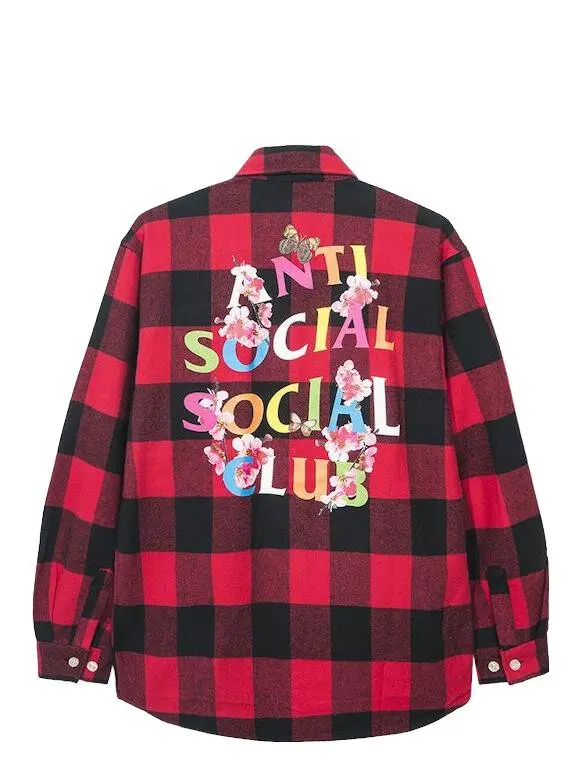 ANTI SOCIAL SOCIAL CLUB Frantic Flannel - Red