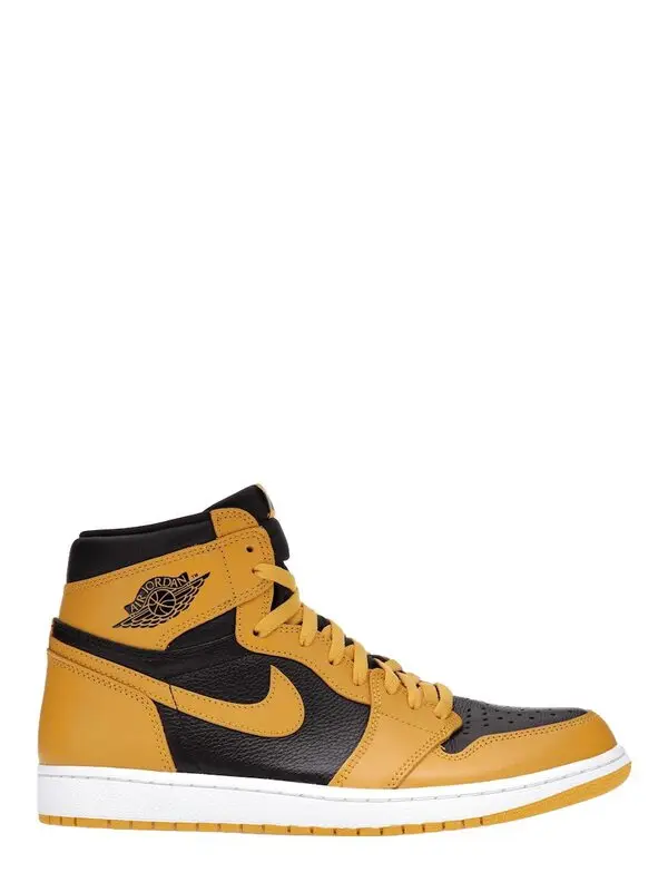 JORDAN 1 Retro High Sneaker - Pollen/black/white