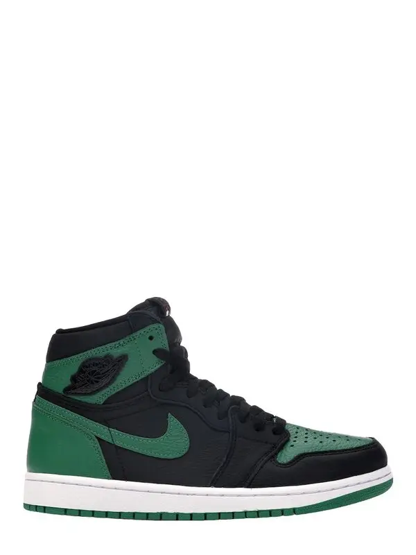 JORDAN 1 Retro High - Black/pine Green/white