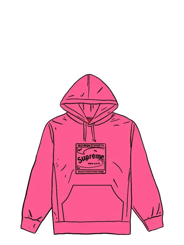 Supreme Hooded Sweatshirt - Magenta