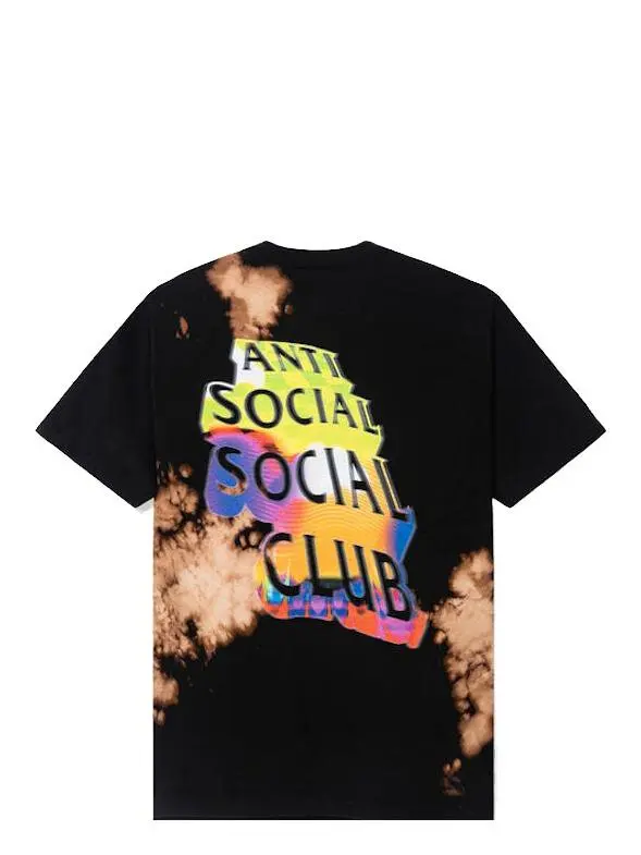 ANTI SOCIAL SOCIAL CLUB Entheogen Tie Dye Tee Shirt - Black