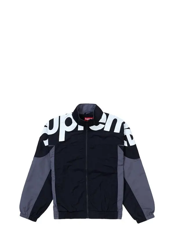 Supreme Shoulder Logo Track Jacket - Black
