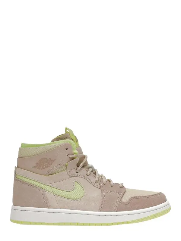 JORDAN 1 High Zoom Air Cmft - White/fossil/lemon Twist