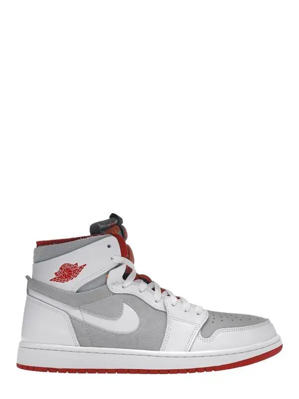 JORDAN Air 1 High Zoom Air Cmft Hare Sneakers - White/grey/red