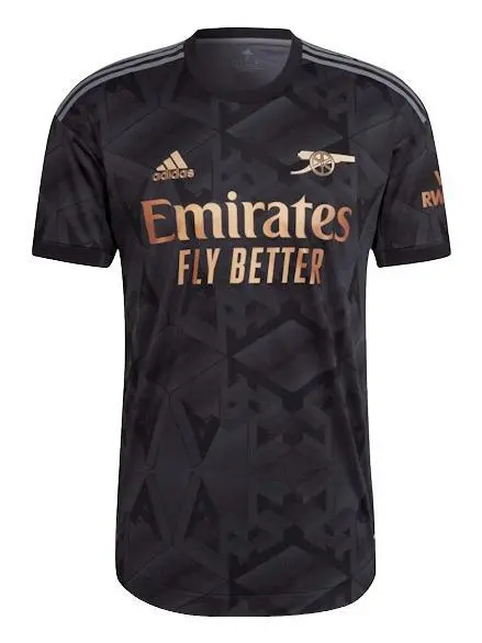 Adidas Arsenal 22/23 Away Authentic Jersey - Black