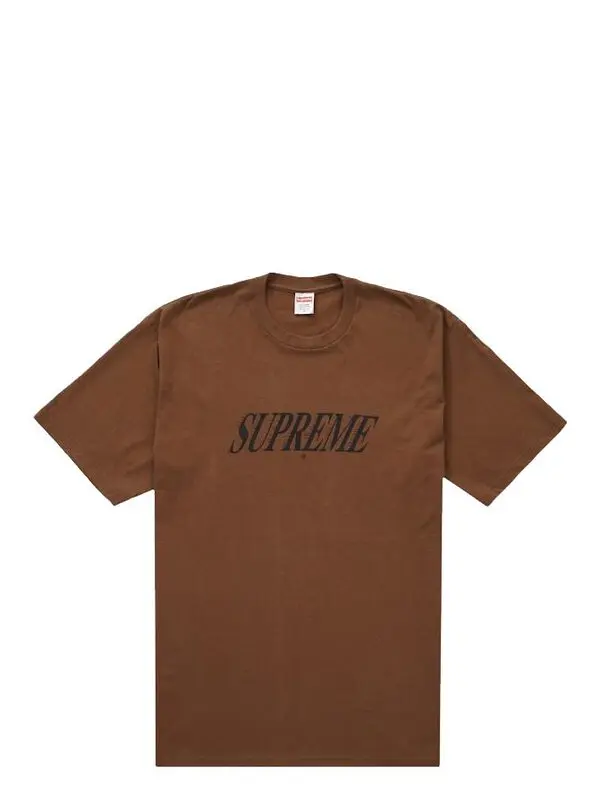 Supreme Slap Shot Tee Shirt - Brown