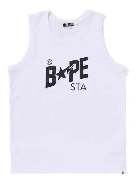 A BATHING APE Sta Tank Top - White