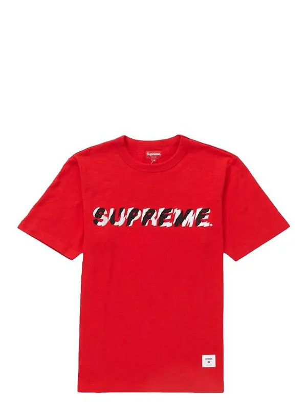 Supreme Shatter Short Sleeve Top - Red