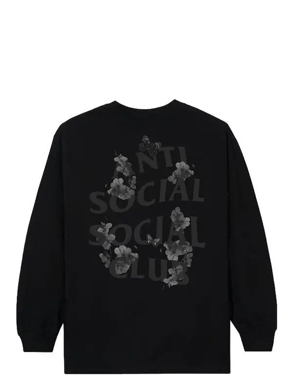ANTI SOCIAL SOCIAL CLUB Dramatic Long Sleeve Tee Shirt - Black