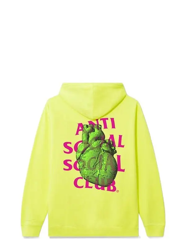ANTI SOCIAL SOCIAL CLUB Pulse Check Safety Hoodie - Yellow