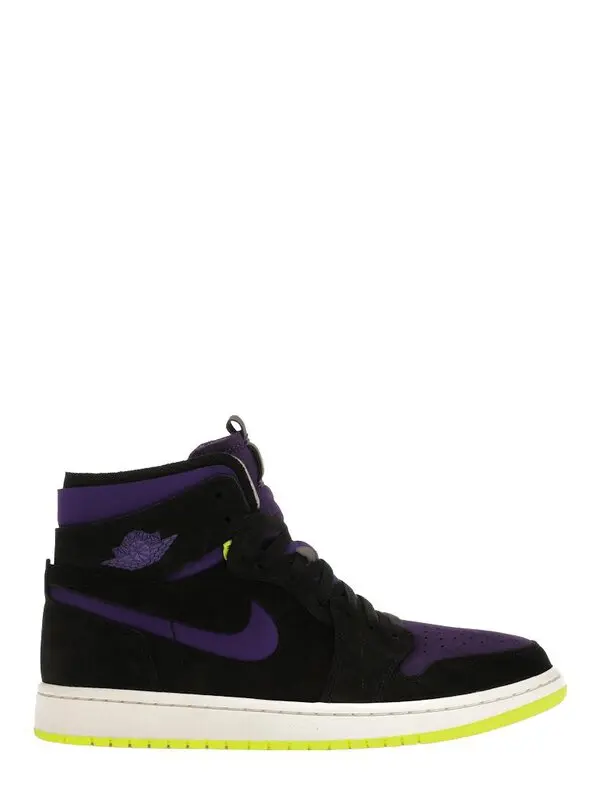 JORDAN 1 High Zoom Air Cmft Sneakers - Black/court Purple/lemon Venom