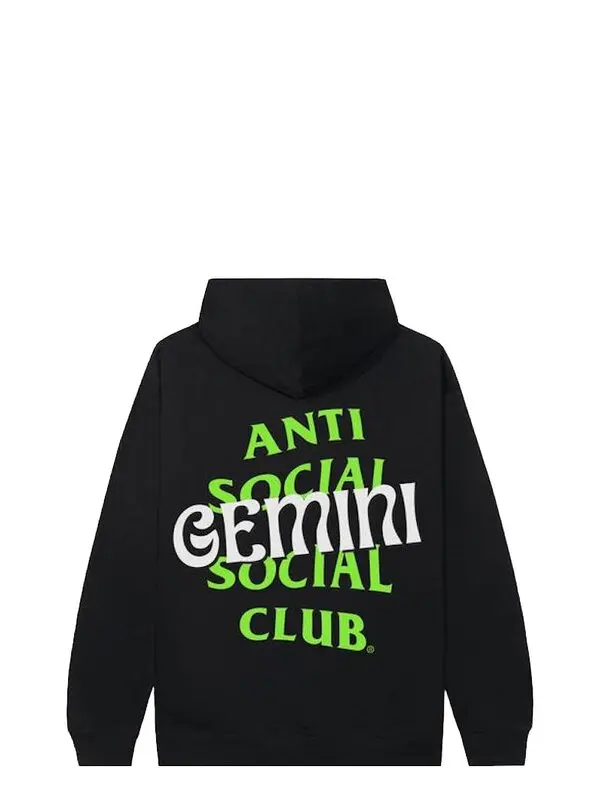 ANTI SOCIAL SOCIAL CLUB Gemini Hoodie - Black