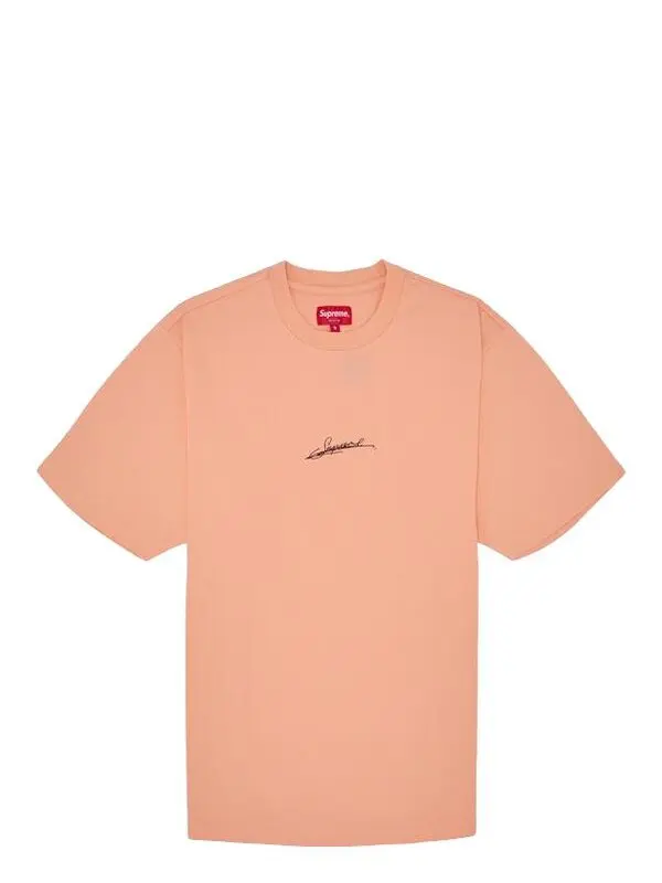 Supreme Signature Short Sleeve Top - Peach