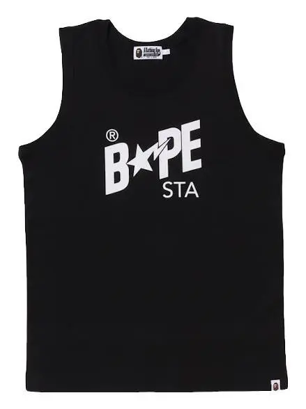 A BATHING APE Sta Tank Top - Black