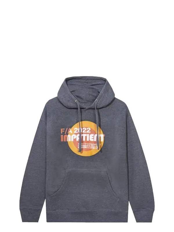 ANTI SOCIAL SOCIAL CLUB Impatient Hoodie - Heather Grey