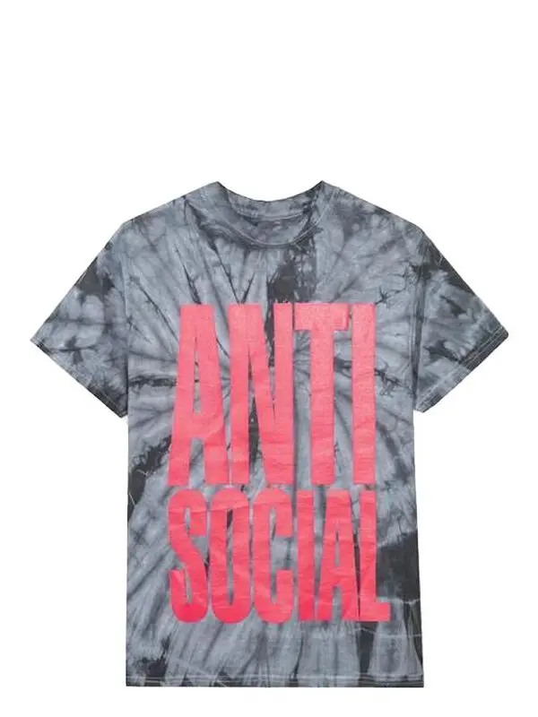ANTI SOCIAL SOCIAL CLUB Heatwave Tee Shirt - Black Tie Dye