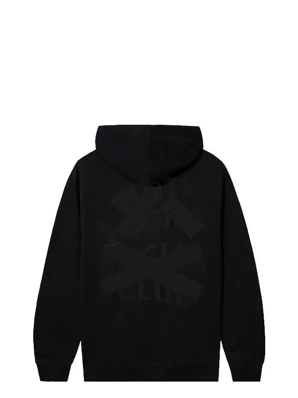 ANTI SOCIAL SOCIAL CLUB Cancelled Tonal Hoodie - Black