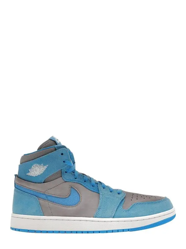 JORDAN 1 High Zoom Air Cmft 2 Cement Sneakers - Cement Grey/university Blue/white