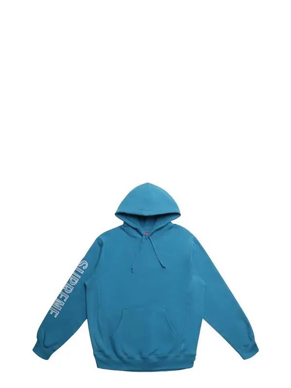 Supreme Embroidered Hooded Sweatshirt - Dark Aqua