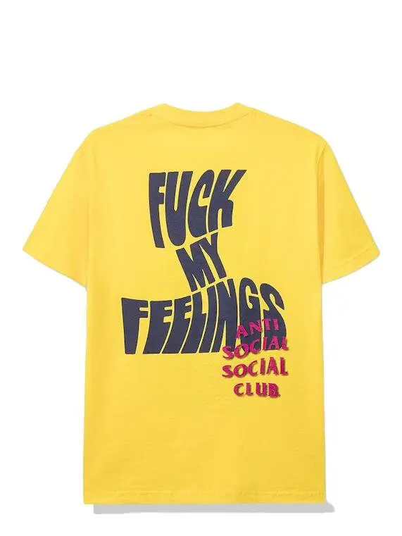 ANTI SOCIAL SOCIAL CLUB Chatsworth Tee Shirt - Yellow