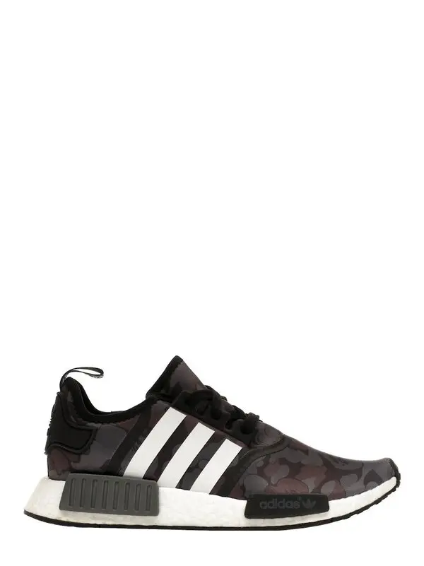Adidas Nmd R1 Bape Camoin Sneakers - Black/grey