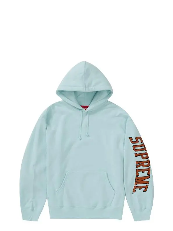 Supreme Sleeve Arc Hooded Sweatshirt - Pale Blue